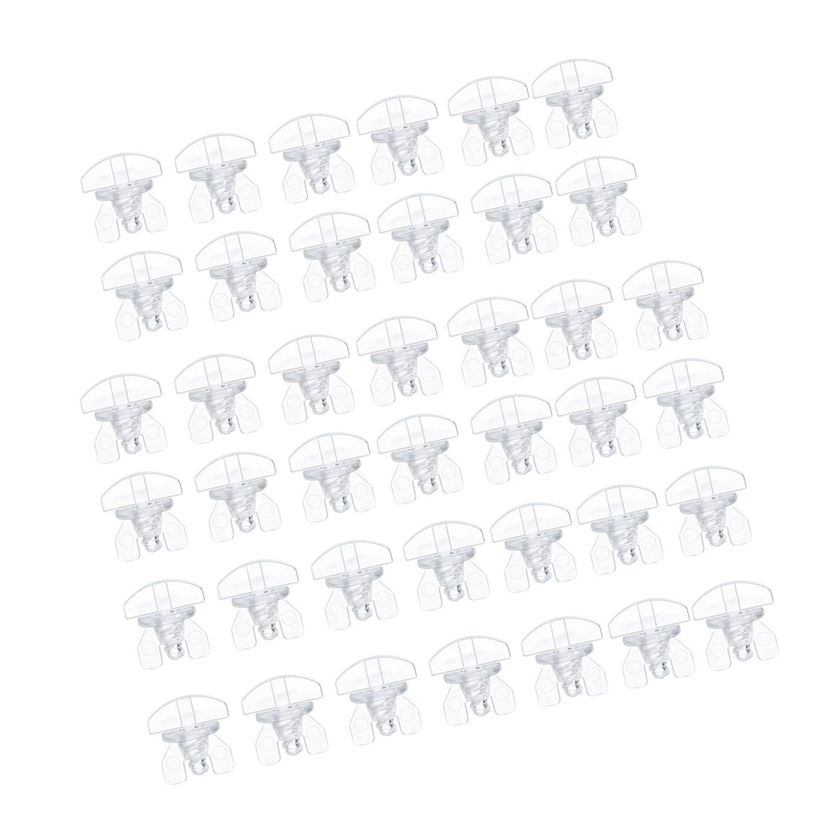 40Pcs Plastic Curtain Track Stoppers Replacement Drapery Rails Sliding ...