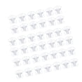 40Pcs Plastic Curtain Track Stoppers Replacement Drapery Rails Sliding ...