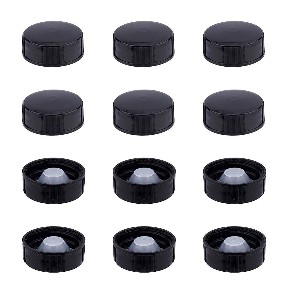 40Pcs Poly Seal Screw CAPss Plastic Growler CAPss Black Poly Cone CAPss ...