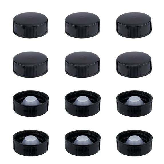40Pcs Poly Seal Screw CAPss Plastic Growler CAPss Black Poly Cone CAPss ...