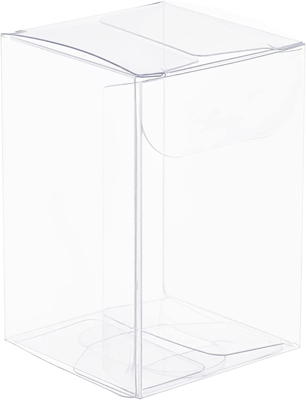 40Pcs Rectangle Transparent Plastic PVC Box Gift Packaging Waterproof ...