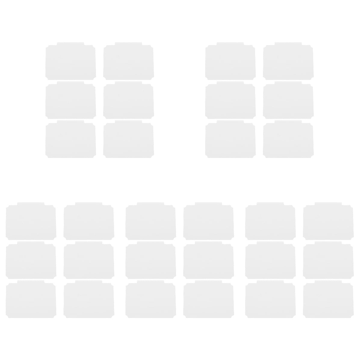 40Pcs Removable Basket Bin Label Basket Clip, Plastic Storage Bin ...