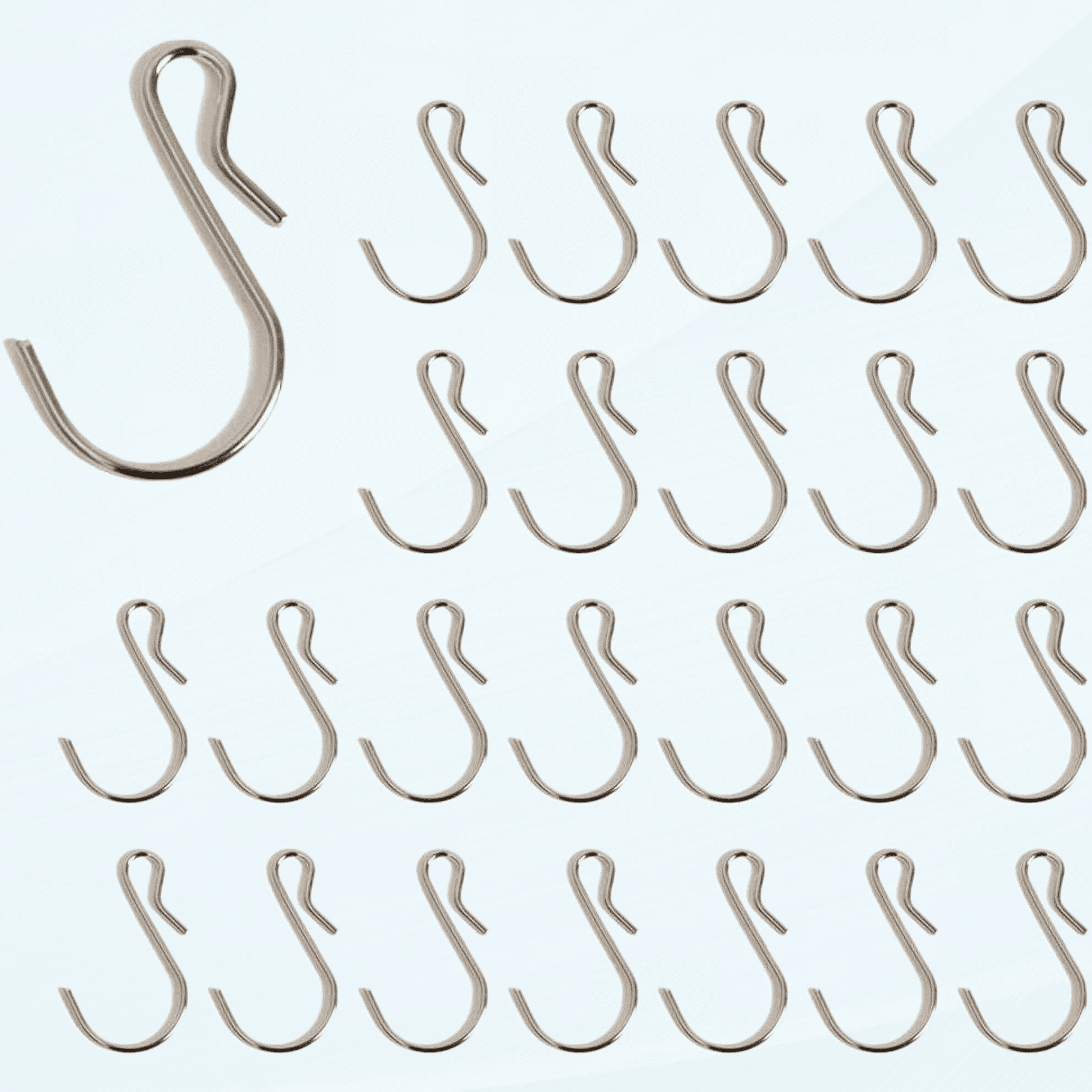 40Pcs S Hooks Stainless Steel S Shaped Metal Hooks Connectors Heavy ...