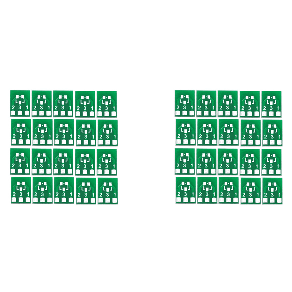 40Pcs SOT23 SOT23-3 Turn SIP3 Double-Side SMD Turn DIP SIP3 Adapter ...