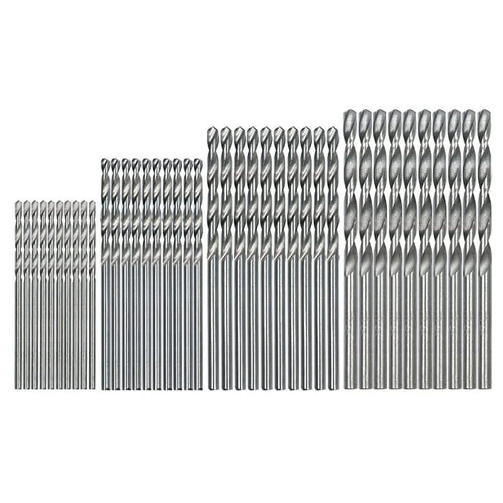 40Pcs Twist Drill Bit Set, Metric Drill Bits 0.5mm - 2.0mm for Metal ...