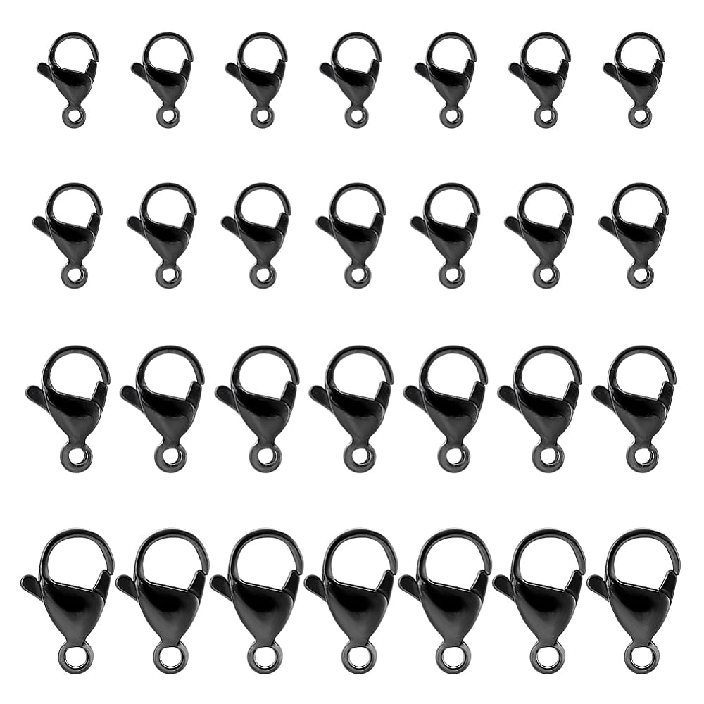 40Pcs Vacuum Plating 304 Stainless Steel Lobster Claw Clasps Parrot ...