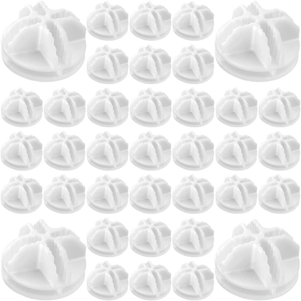 40Pcs Wire Cube Connectors, Wire Grid Cube Organizer Connector Plastic ...