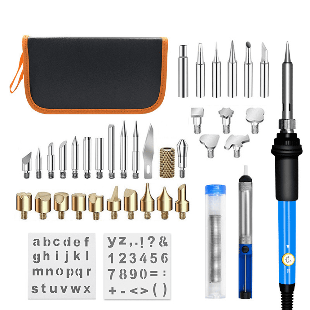 40Pcs Wood Burning Kit, 60W, Adjustable Temperature, Professional ...