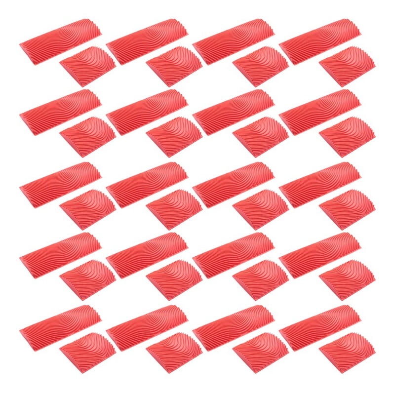 40Pcs Wood Graining Grain Rubber Patin Painting Effects DIY Wall ...