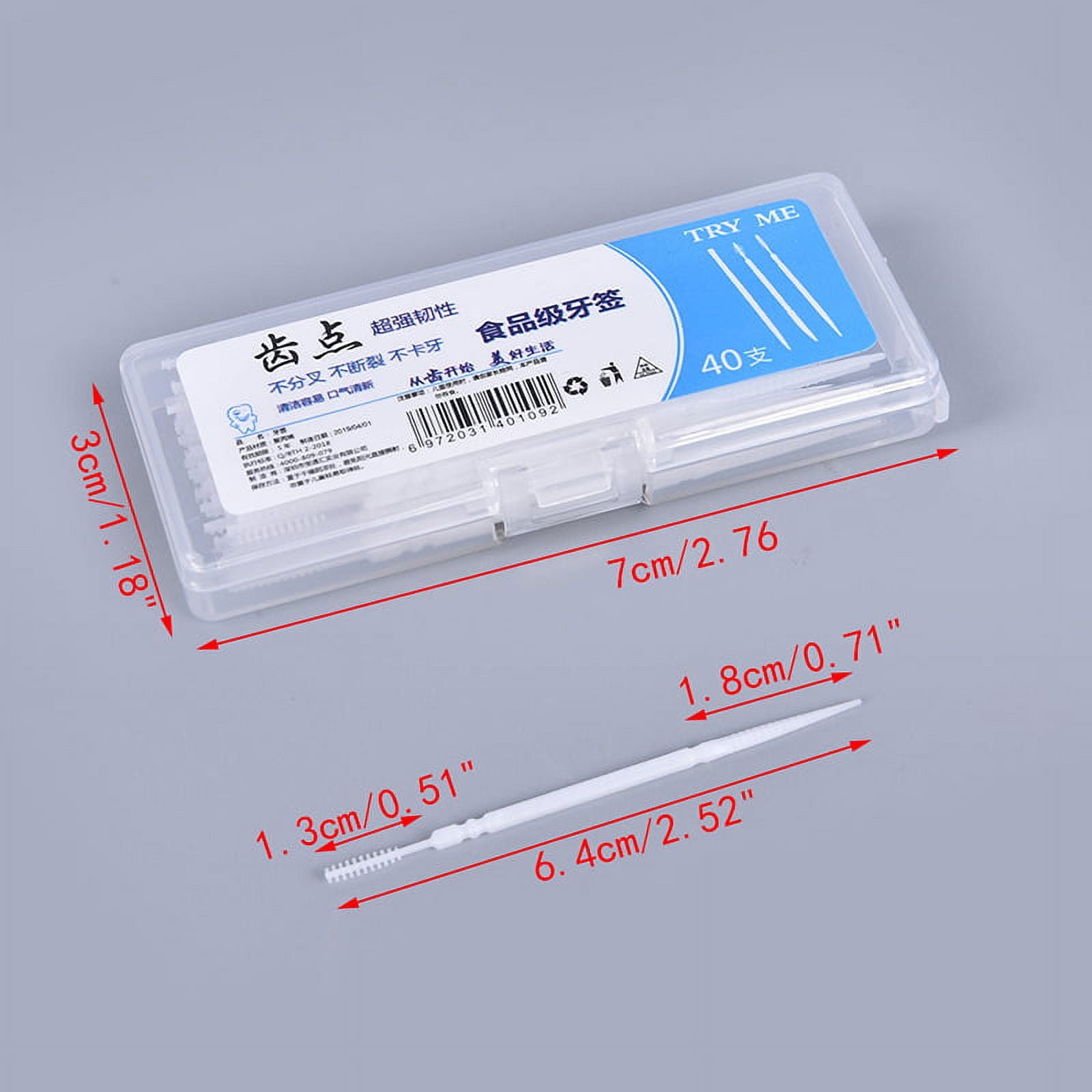 40Pcs/box Dental Floss Flosser Picks Teeth Toothpick Stick Tooth Clean ...