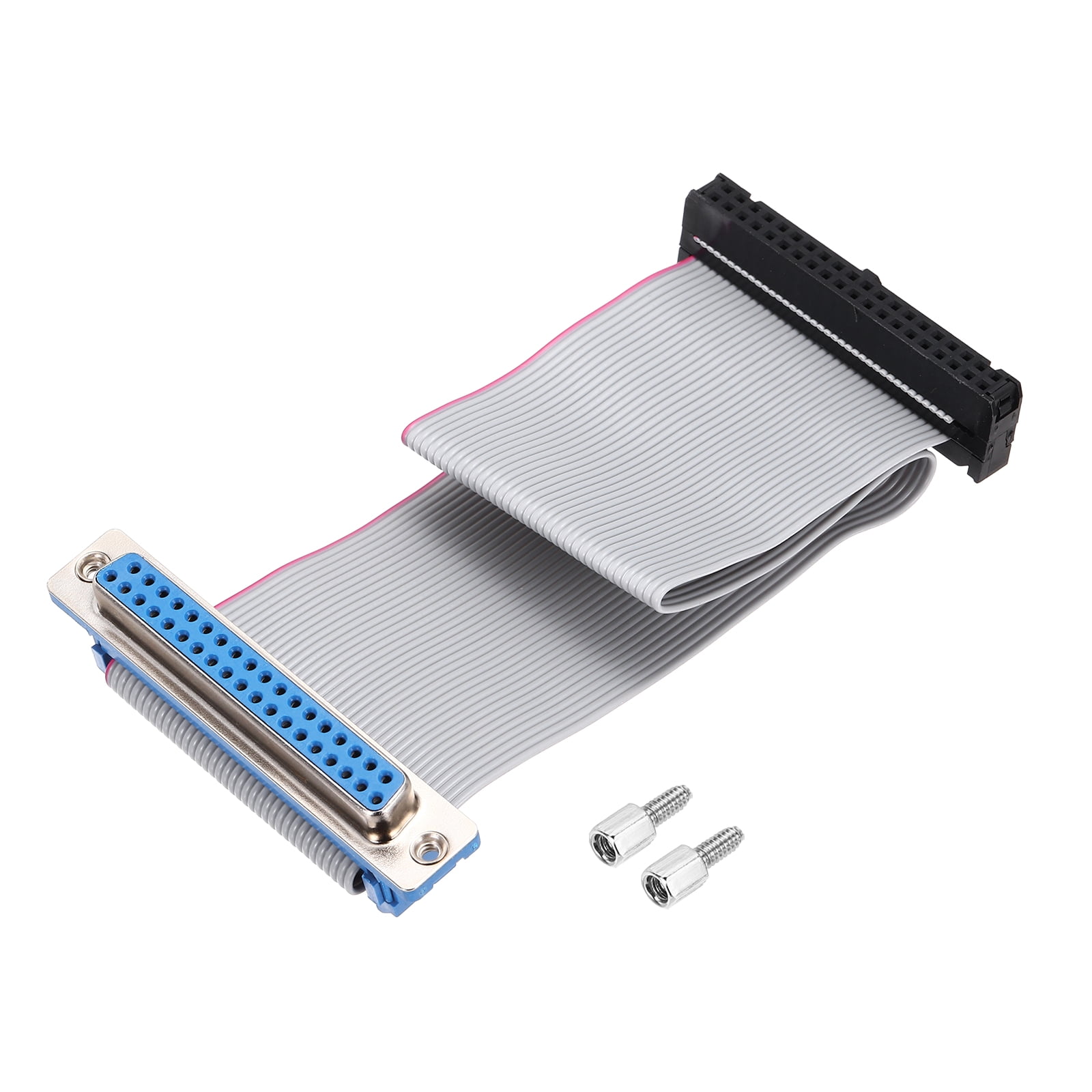 40Pin Flat Ribbon Cable Gray DB37 Female to FC-40P 2.54mm Pitch 20cm ...