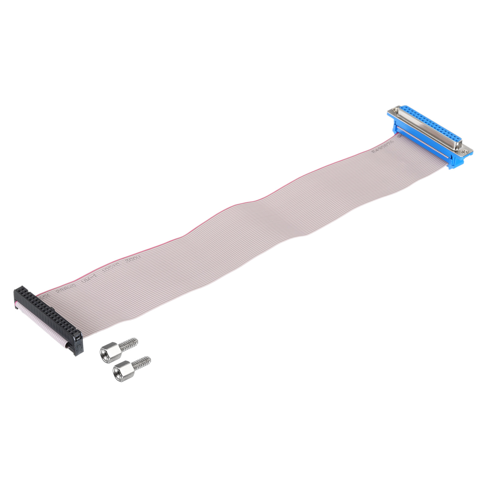 40Pin Flat Ribbon Cable Grey DB37 Female to FC-40P 2.54mm Pitch 30cm ...