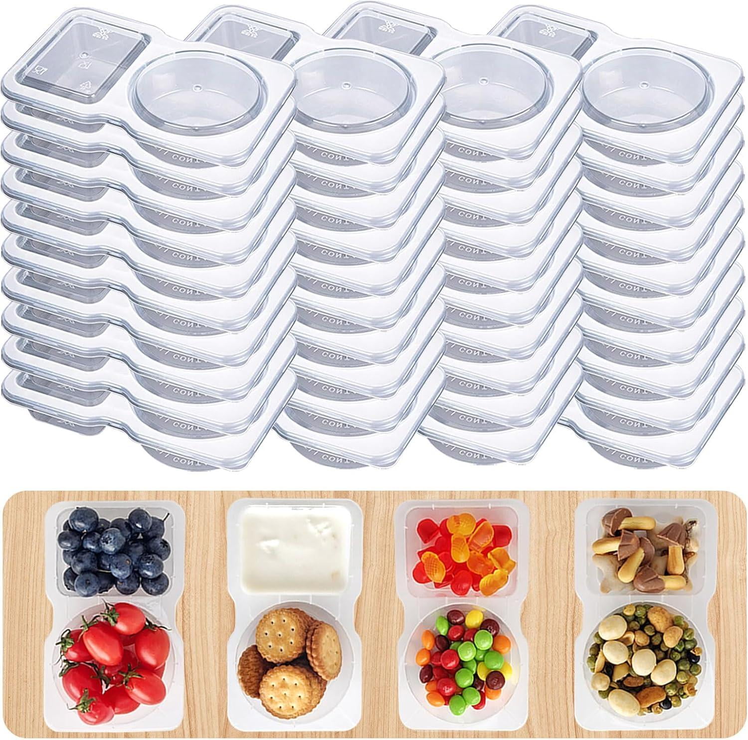40Set Snack Containers,Reusable Snack Containers with Lids,Snack Pack ...