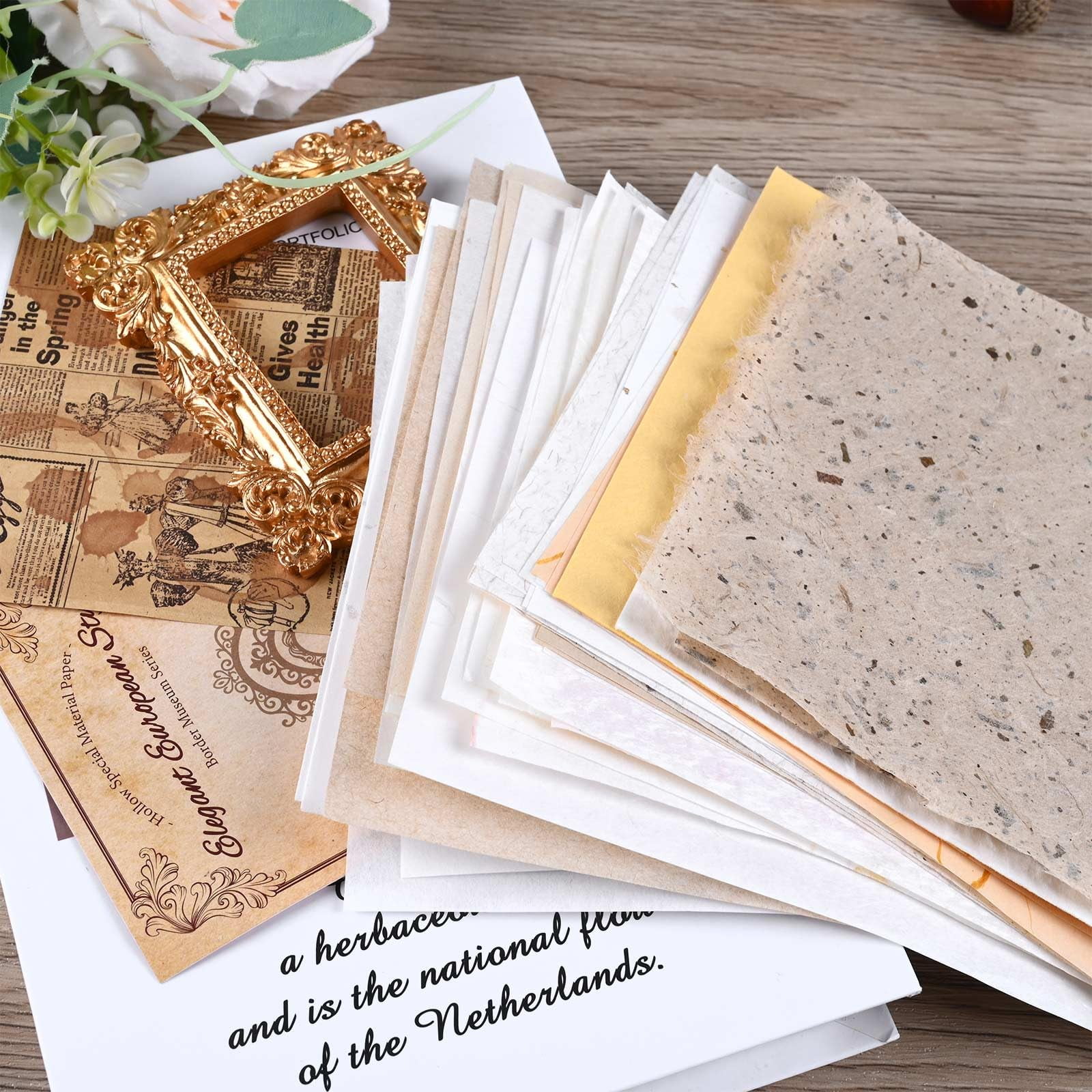 40Sheet PurpleScrapbook Paper Textured TSF6 Paper, A5 Craft ...