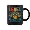 40Th Birthday 40 Year Old Men Level 40 Unlocked Video Gamer Coffee Mugs ...
