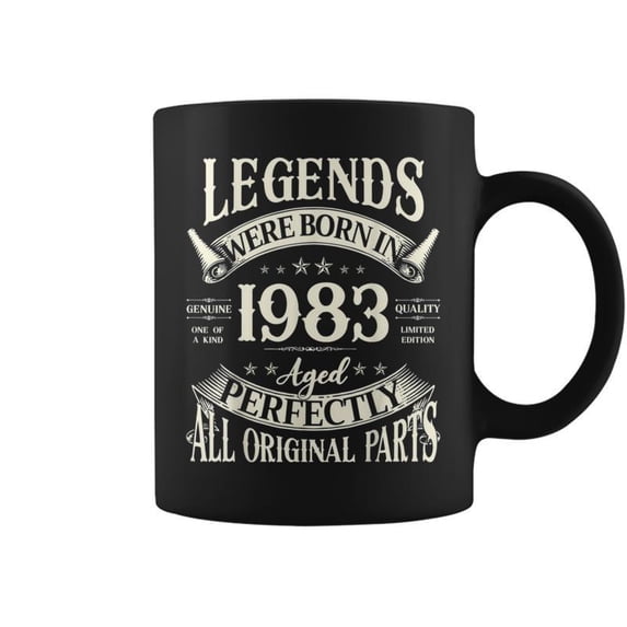 40Th Birthday For Legends Born 1983 40 Year Old Coffee Mugs - Walmart.com