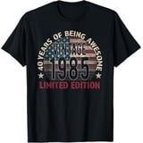 40Th Birthday Gift Men Vintage Birthday Gifts Born 1985 Turning 40 Year ...