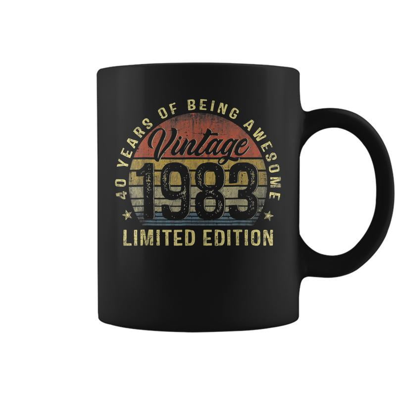 40Th Birthday Gifts 1983 Limited Edition 40 Year Old Coffee Mugs ...