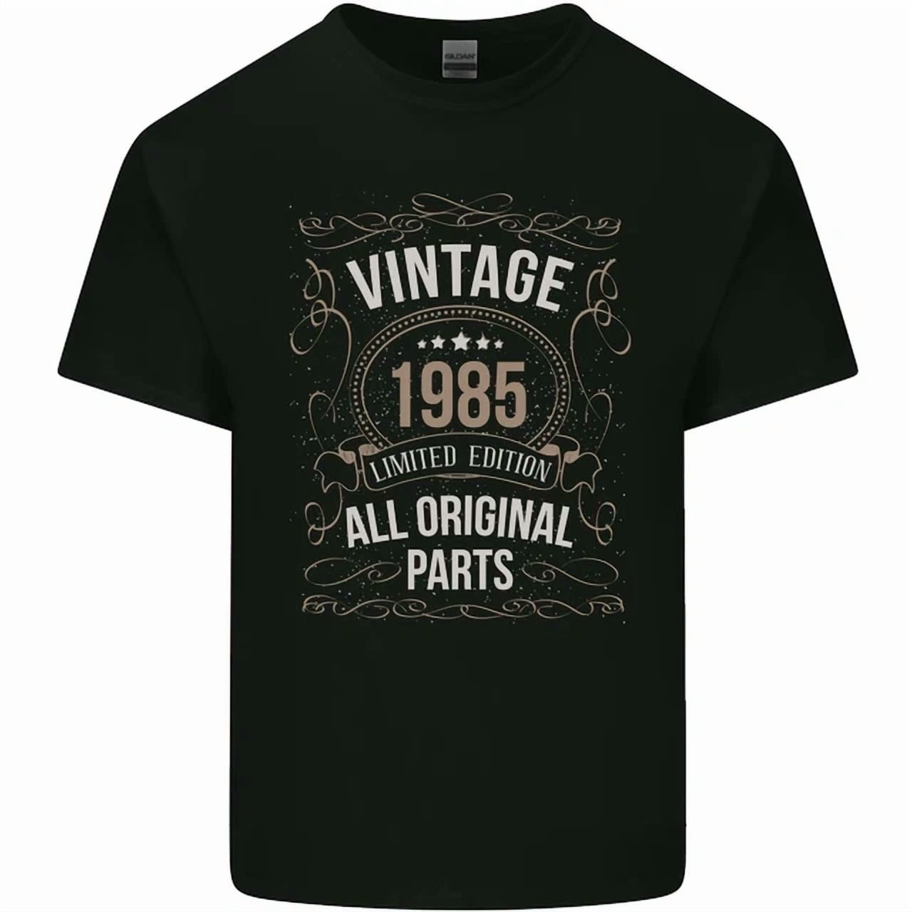 40Th Birthday Limited Edition 1985 Mens Womens Light Cotton T-Shirt ...