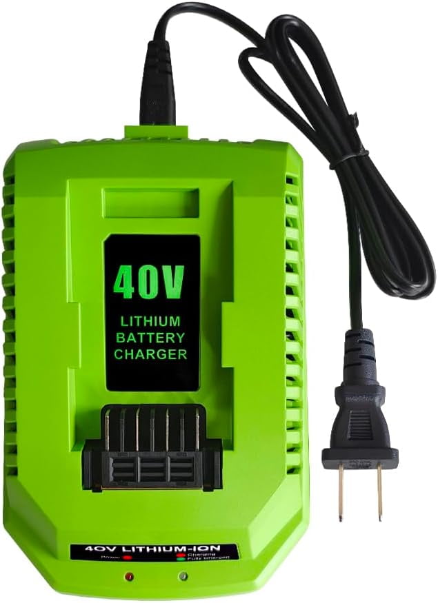 40V 2A Replacement Battery Charger Compatible with Greenworks 40V ...
