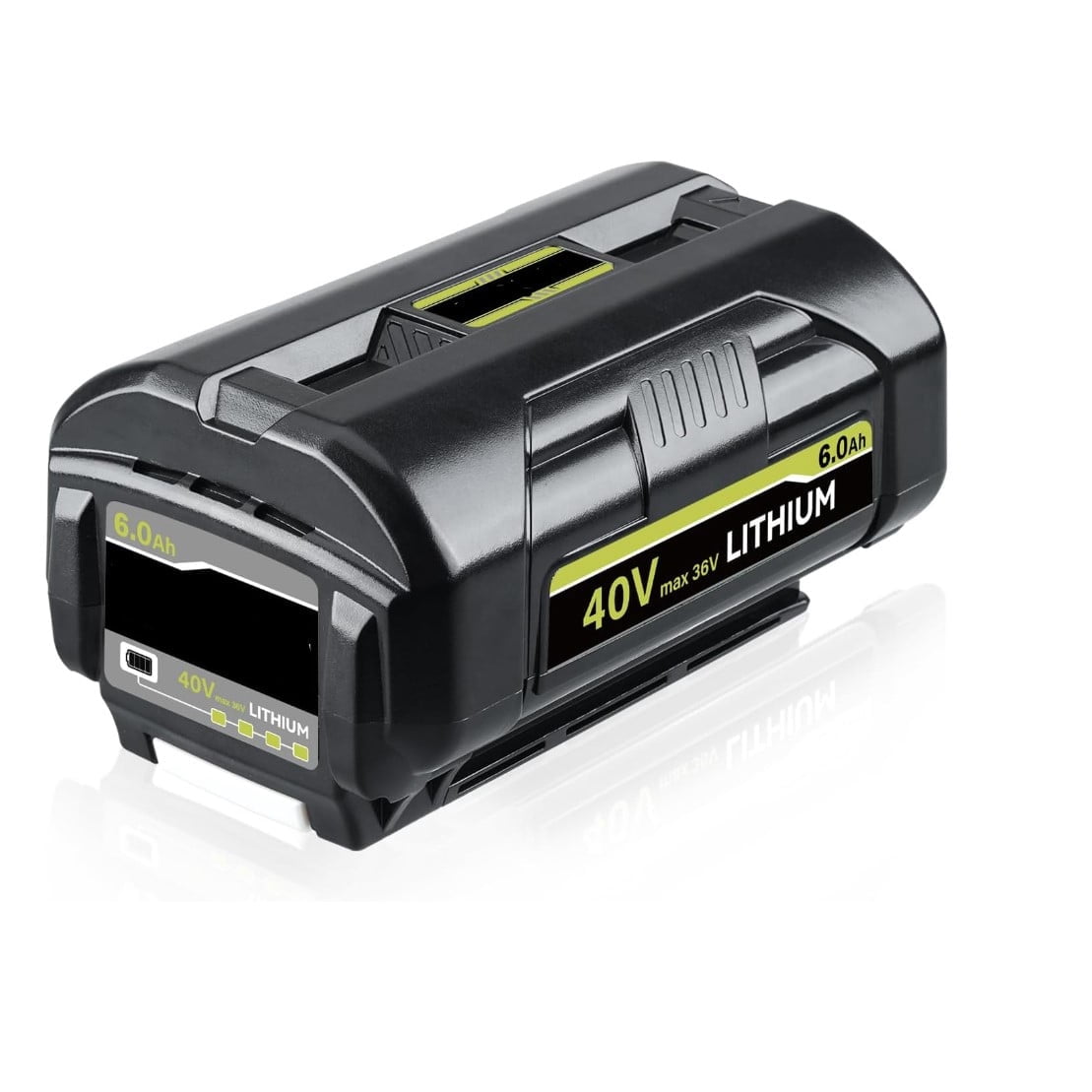 40V 6.0Ah Lithium Battery for Ryobi 40 Volt OP4026 OP40602 OP4050A ...