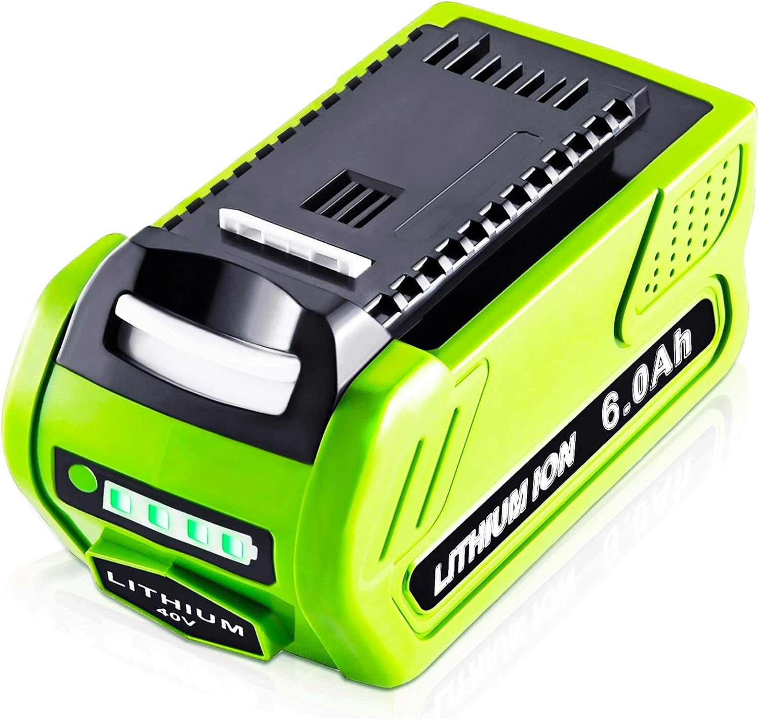 40V 6000mAh Lithium-ion Replacement Battery Compatible with Greenworks ...