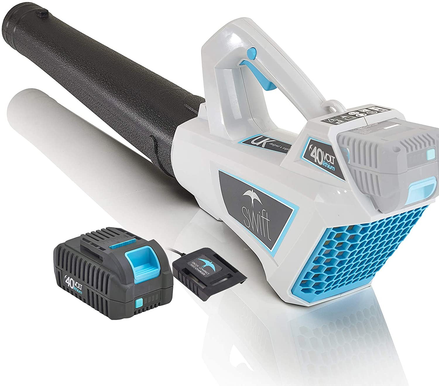 Redback 40V Cordless Leaf Blower - 120 MPH Sweeper with Battery and ...