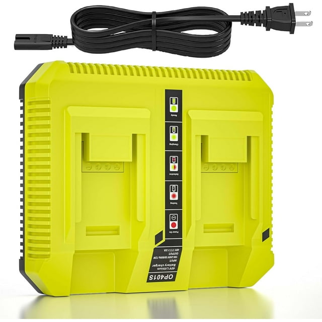 40V Rapid Charger for Ry-obi OP401, 40 Volt Dual Charger for OP4015 ...