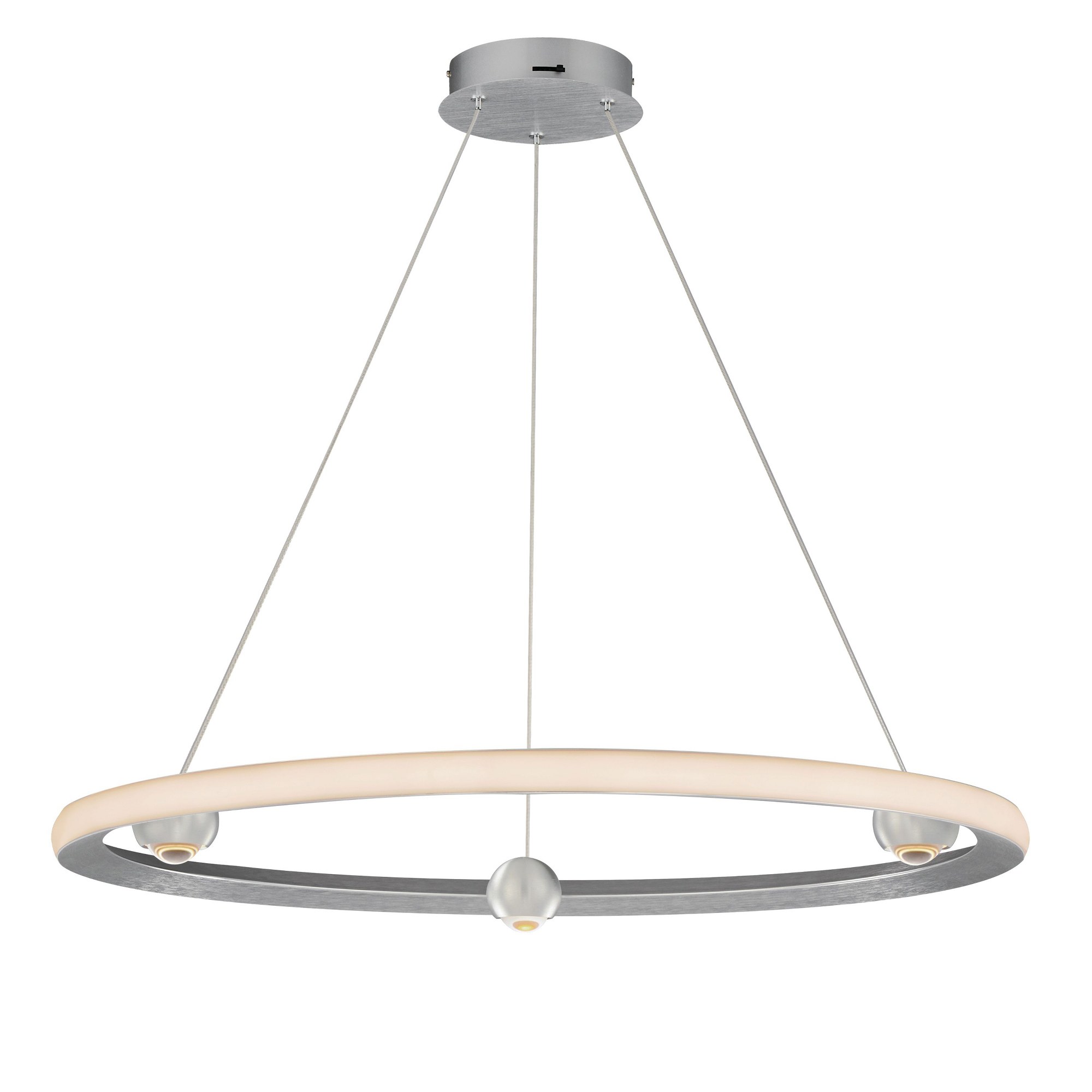 E23513-AL-ET2 Lighting-Nodes - 40W 1 LED CCT Select Ring Pendant-2.75 ...