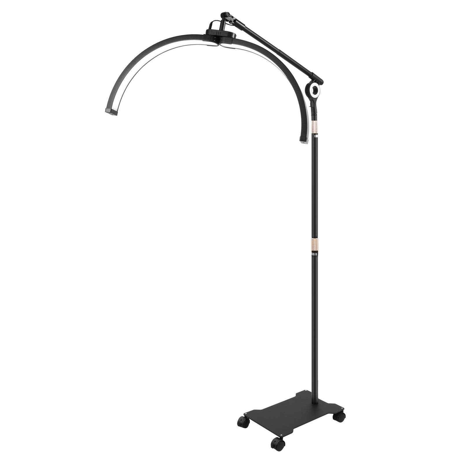 40W Half Moon Light, Adjustable Half Moon LED Lamp with Phone Stand ...
