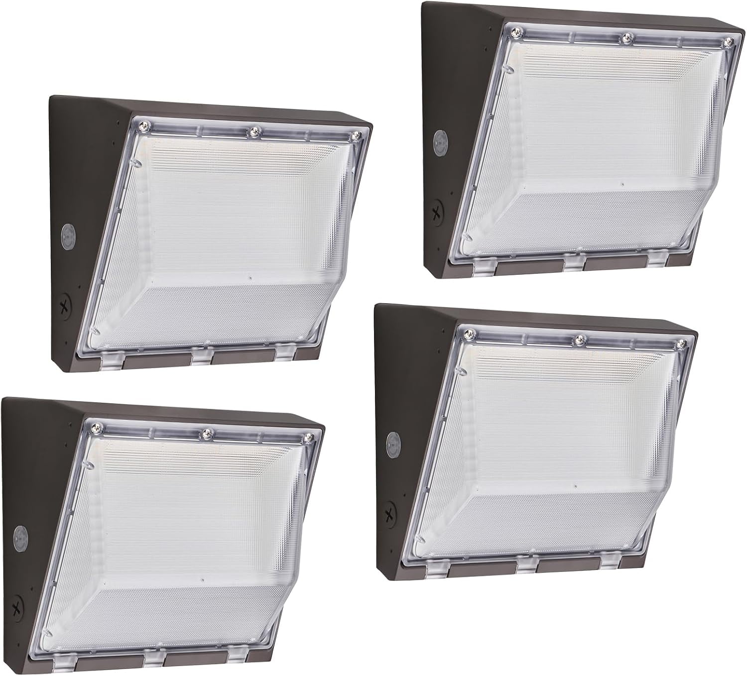 40W LED Eco Wall Pack Light with Dusk to Dawn Photocell 4800LM 5000K ...