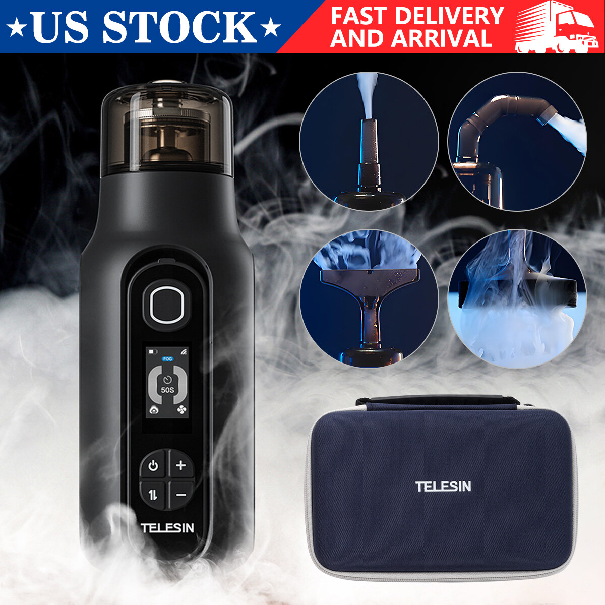40W Portable Handheld Dry ice Fog Machine Smoke Machine Effects for ...