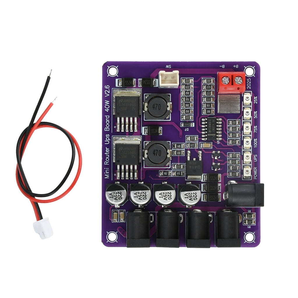 40W Power Module 4 Channel Output Small Uninterruptible Power Supply ...
