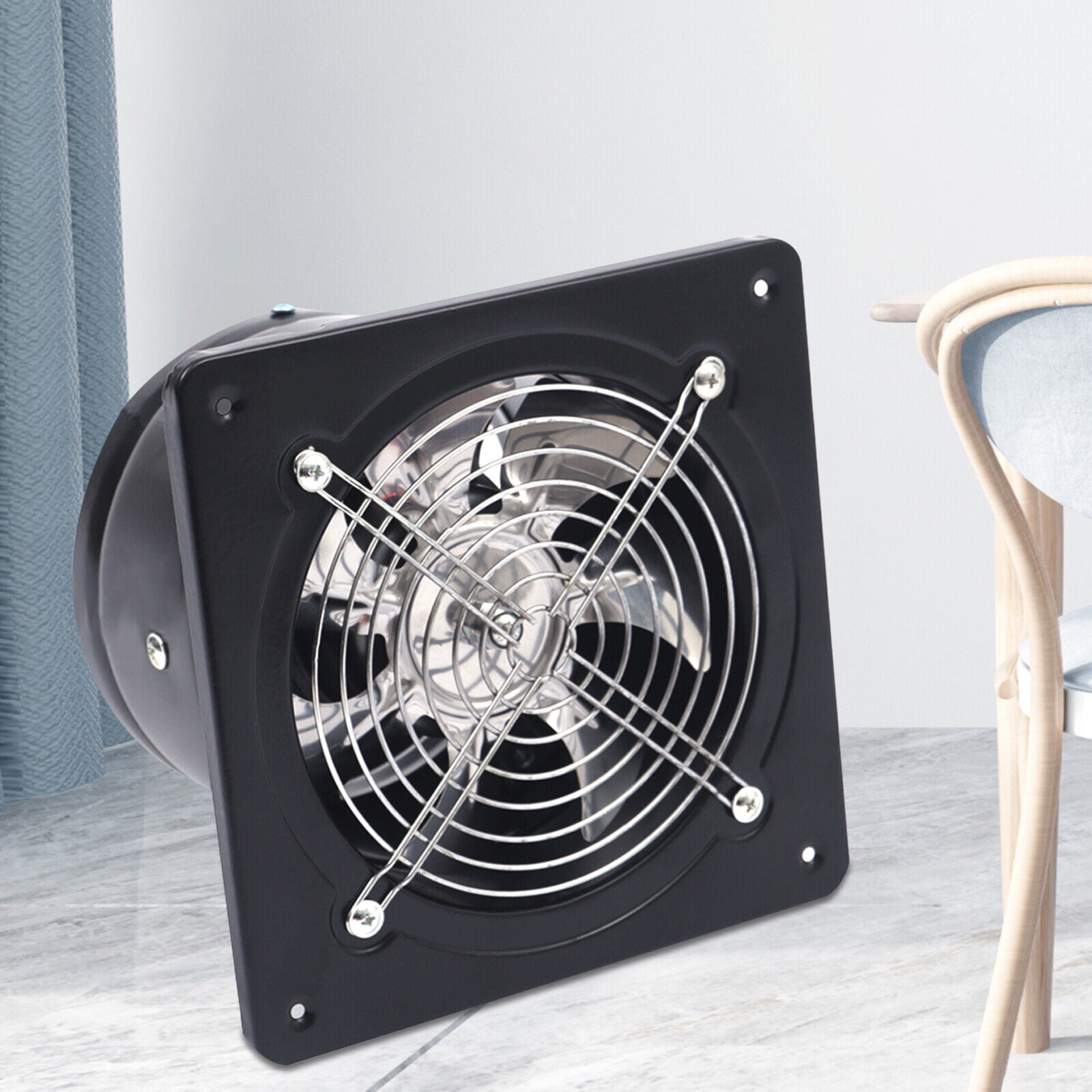 40W Window Exhaust Fan Shutter Fan 2800r/min Low Noise Ventilation Fan ...