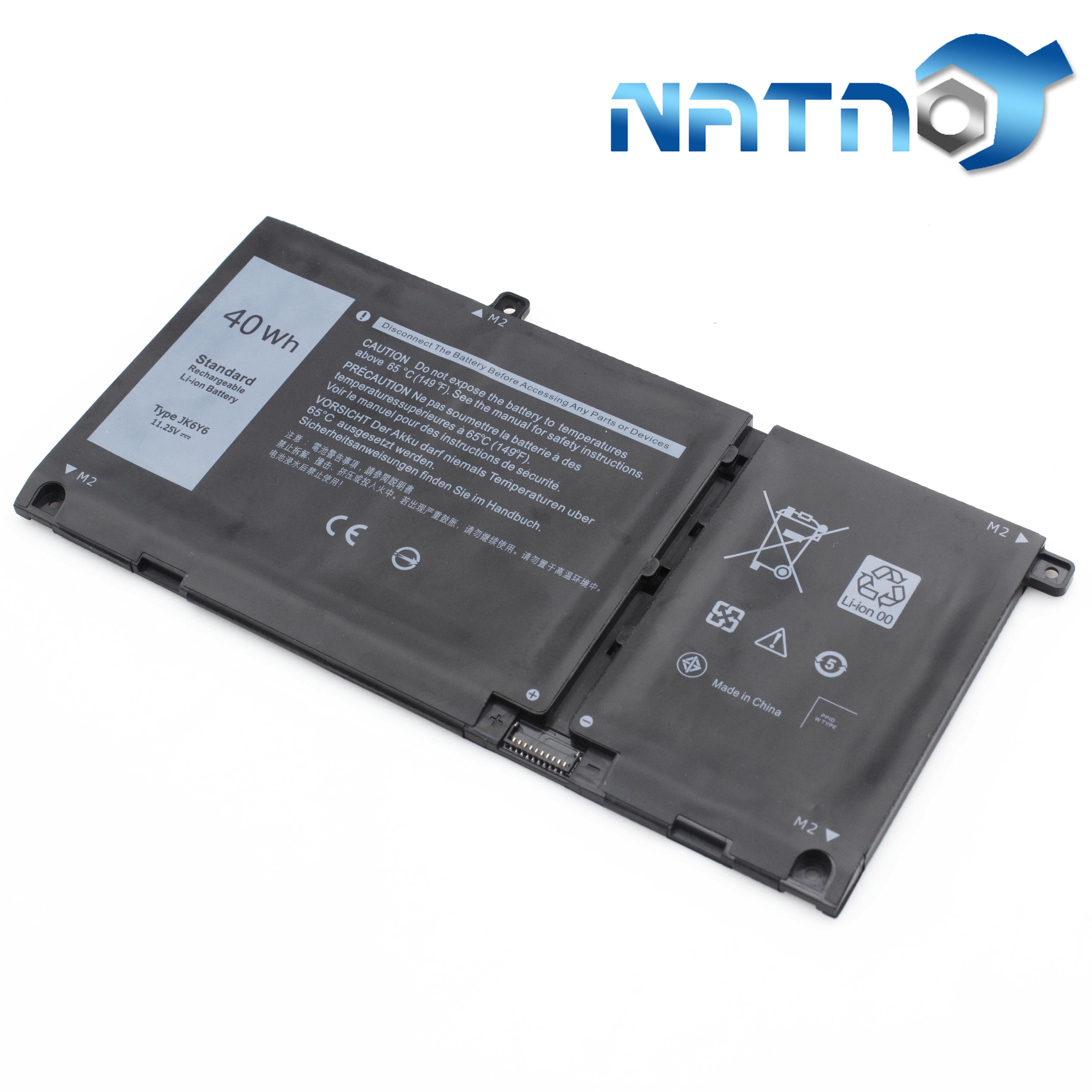 40Wh JK6Y6 Laptop Battery for Dell Latitude 3410 3510 Vostro 5300 5401 ...