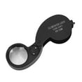 40X Magnifier with LED Lights Jewelers Watch Loupe Magnifying Glass ...