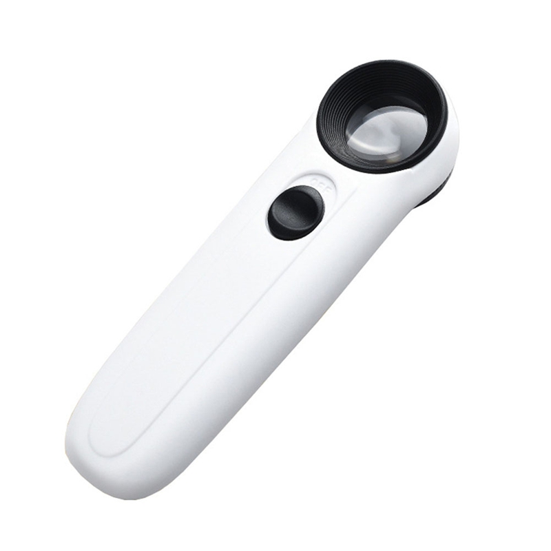40X Magnifying Glass with Light Magnifier Portable Desk Read Light for ...