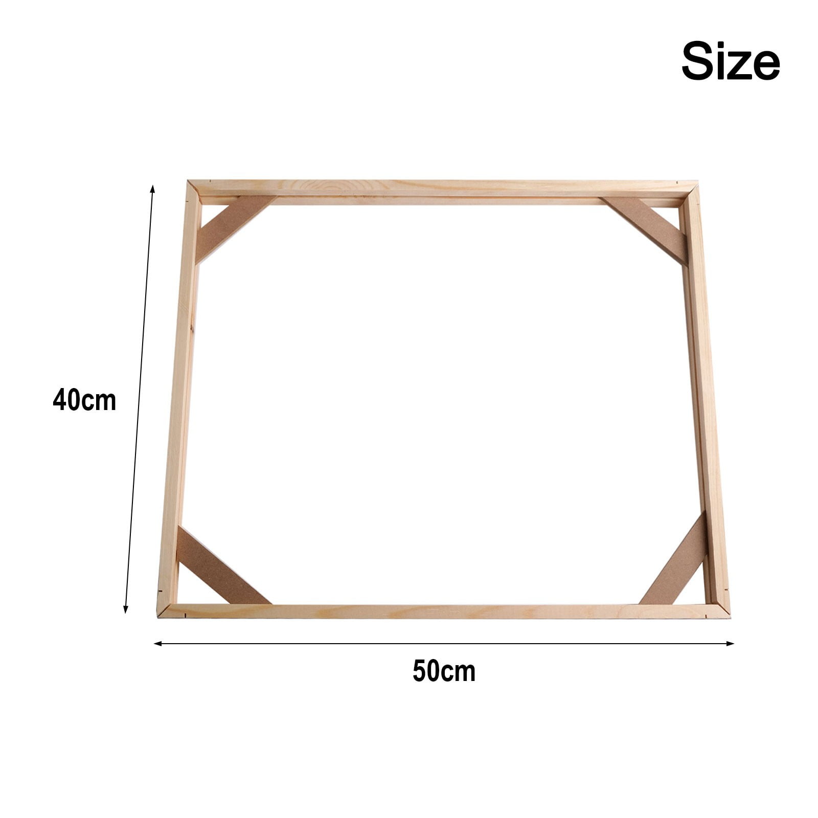 40X50Cm Diy Frame For Canvas Paintings Wooden Photo Frame Family ...