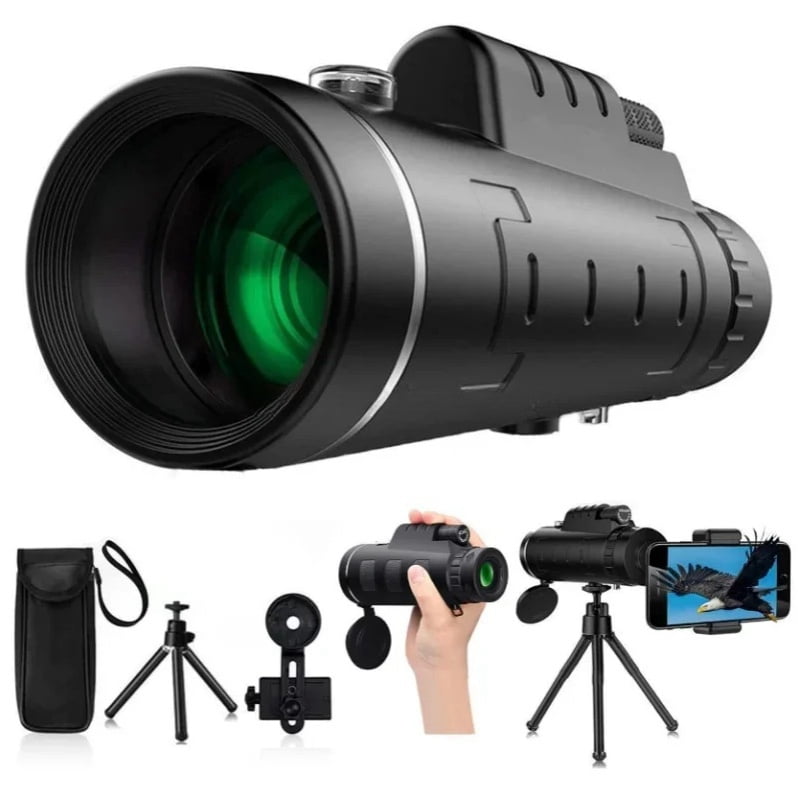 N-O 40X60 Zoom HD Binoculars, Long Range Portable Telescope, 10x ...
