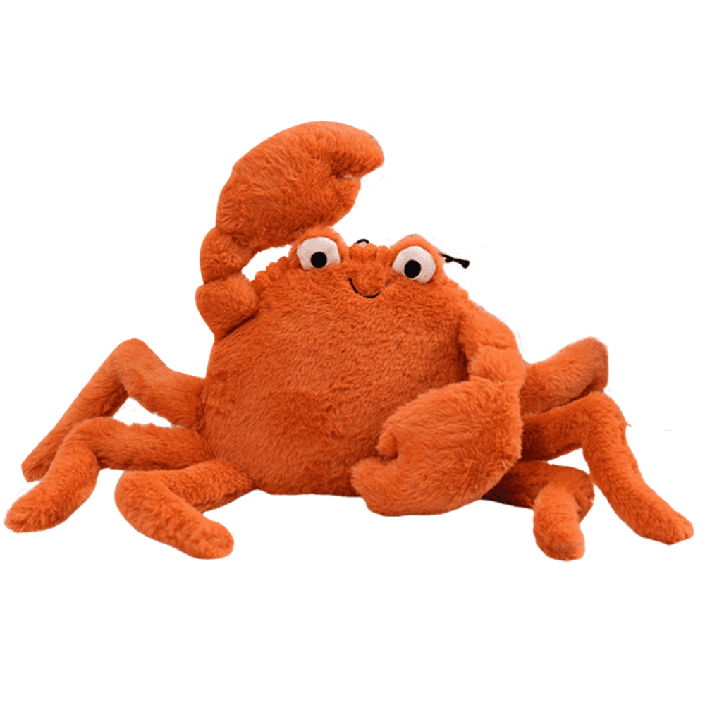 40cm 16” Plush Shells Scales Toys Crab Cute Crab Dolls Stuffed Animal ...