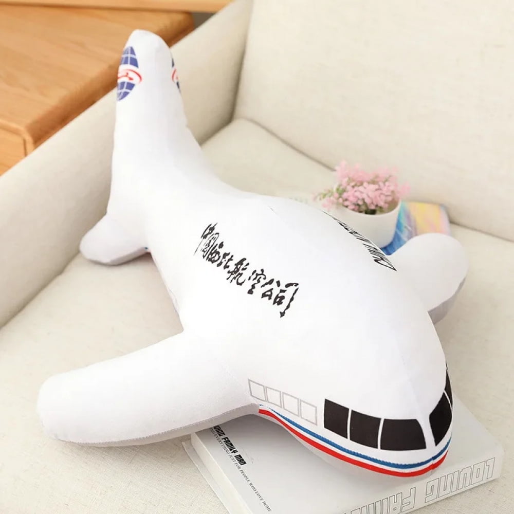 40cm-80cm Simulation Funny Airplane Plush Stuffed Toys Soft Cartoon ...