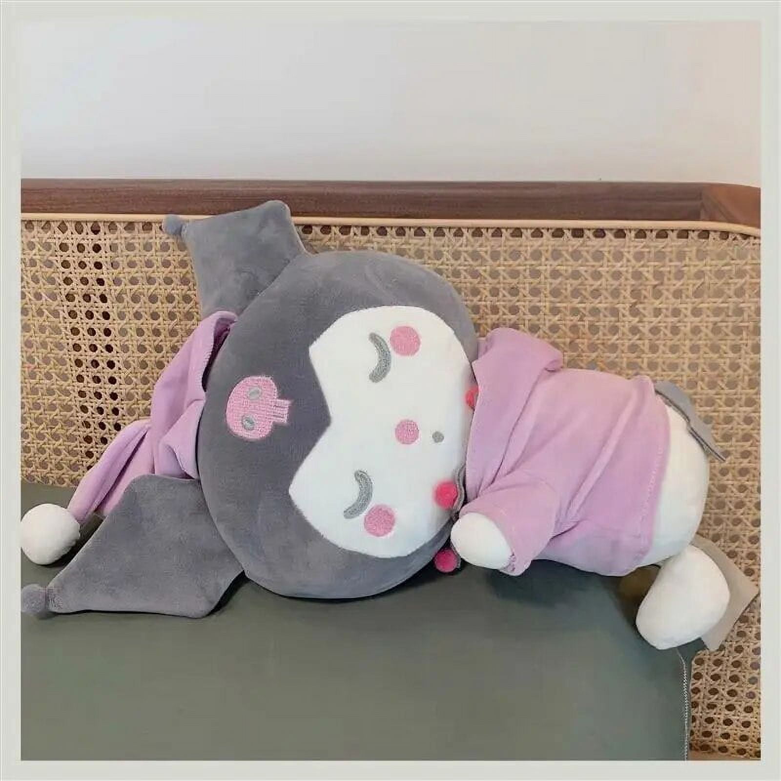 40cm Japan Kawaii Sanrio Plush Sleeping Doll Fluffy My Melody Kuromi ...