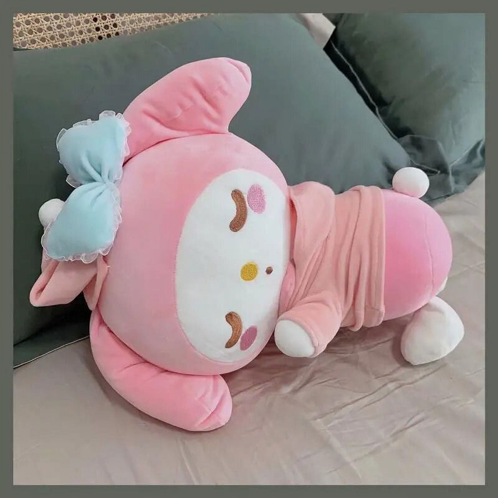 40cm Japan Kawaii Sanrio Plush Sleeping Doll Fluffy My Melody Kuromi ...