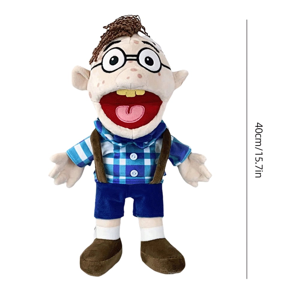 40cm Jeffy Hand Puppet Plush Children Soft Doll Talk Show Party Props ...