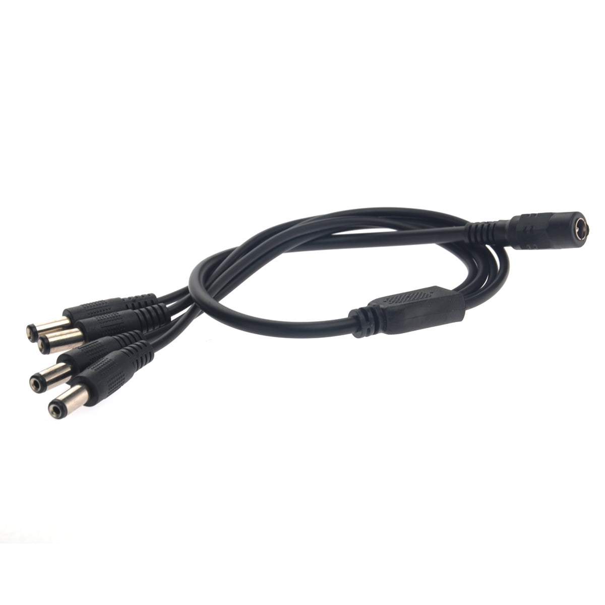 40cm One Female 2.1mm Jack to 4 Male 2.1mm Plugs DC Power Y Splitter ...