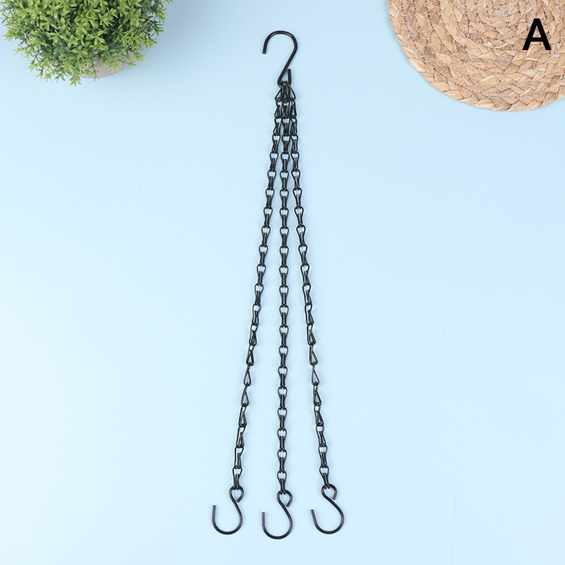 40cm Rattan Hanging Pendant Chain Flowers Basket Chain Flower Pot ...