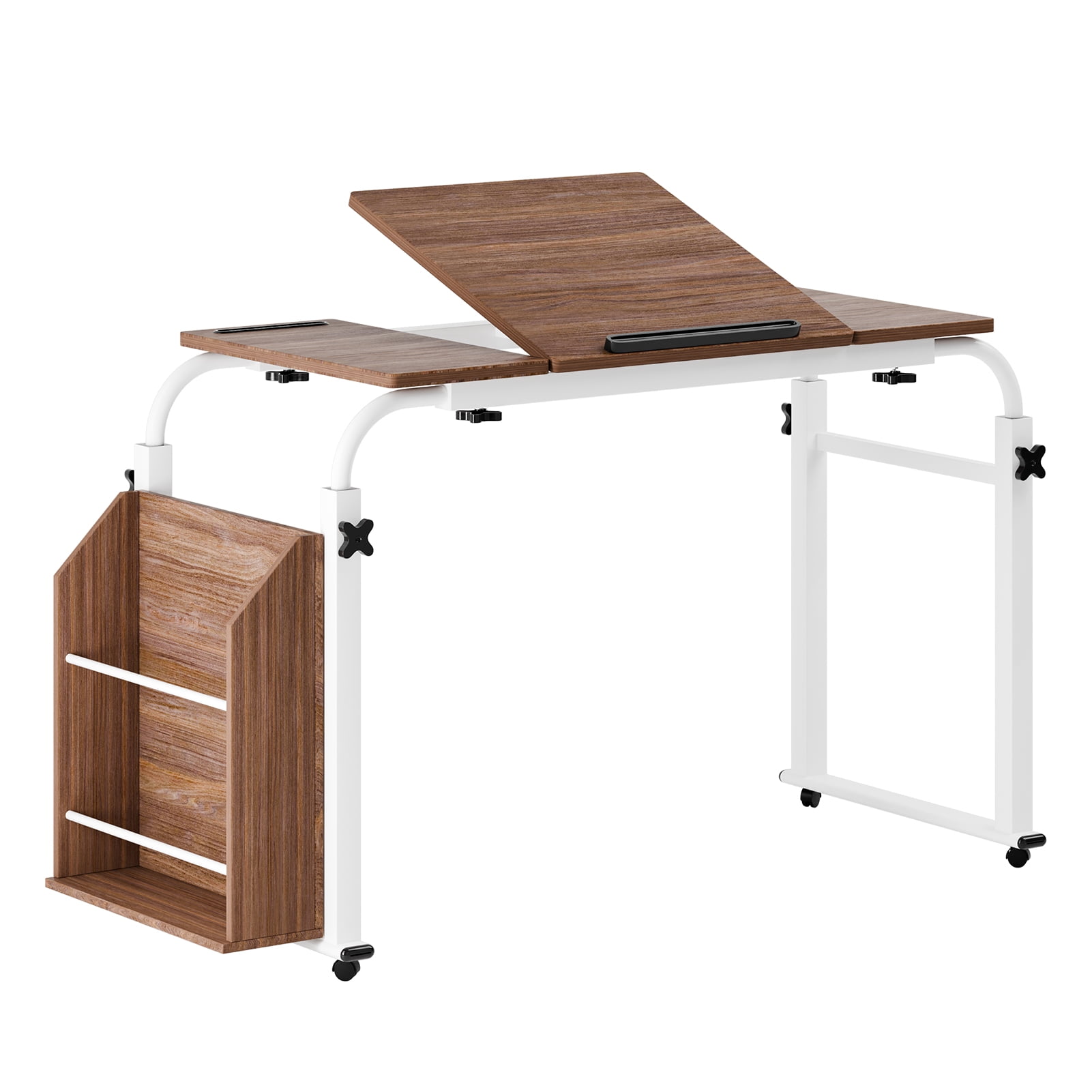 40cm Wide Desktop Over Bed Table, Adjustable Tilt Sofa Bed Table ...