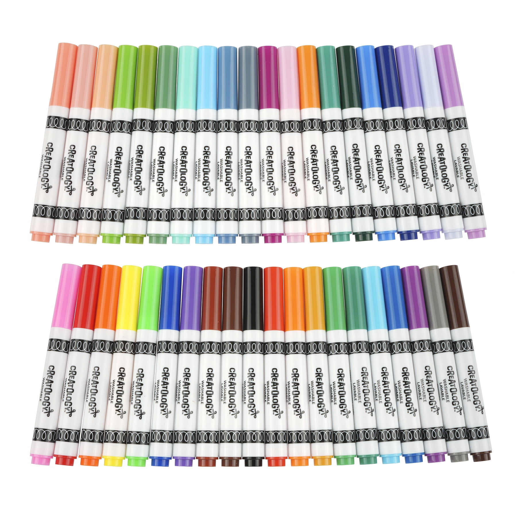 40ct Color Broad Line Washable Marker Set by Creatology™ - Walmart.com