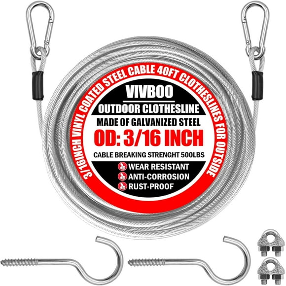 Coated Clothesline Wire