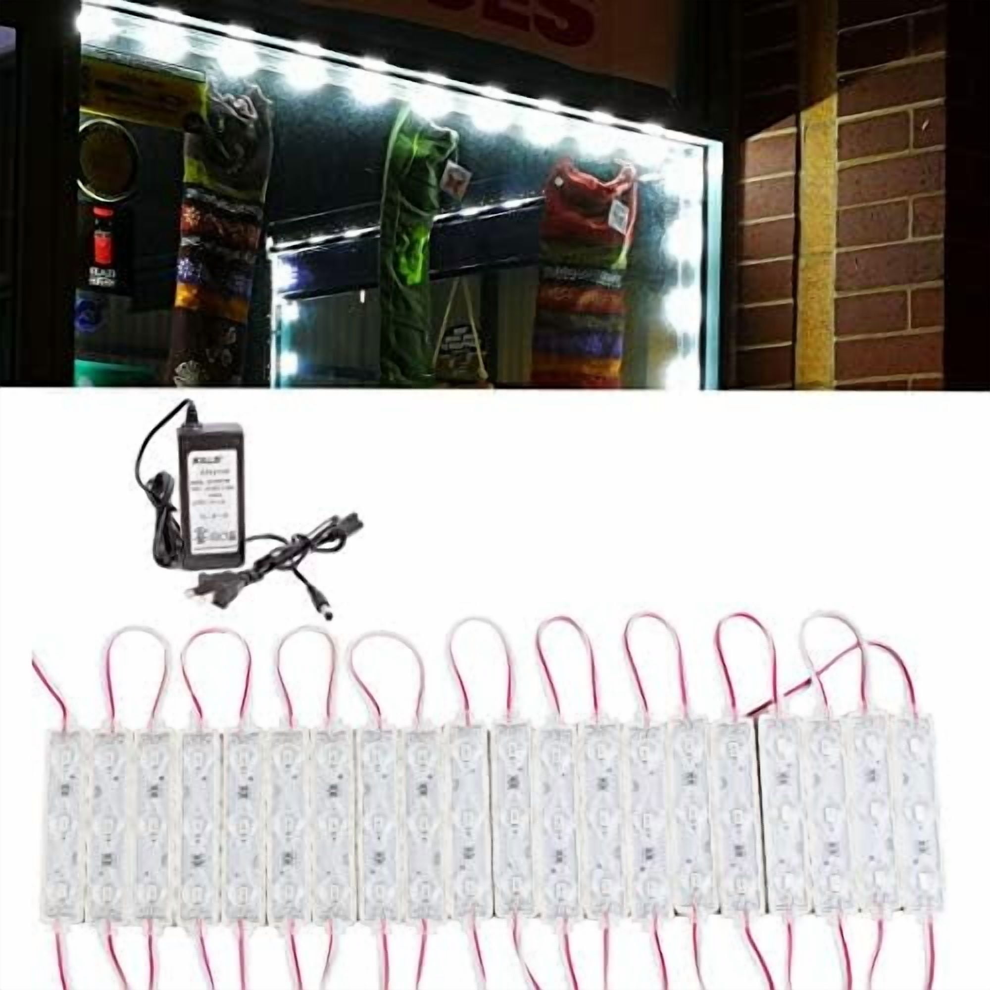 40ft Super bright storefront LED light pure white 5730 injection module ...